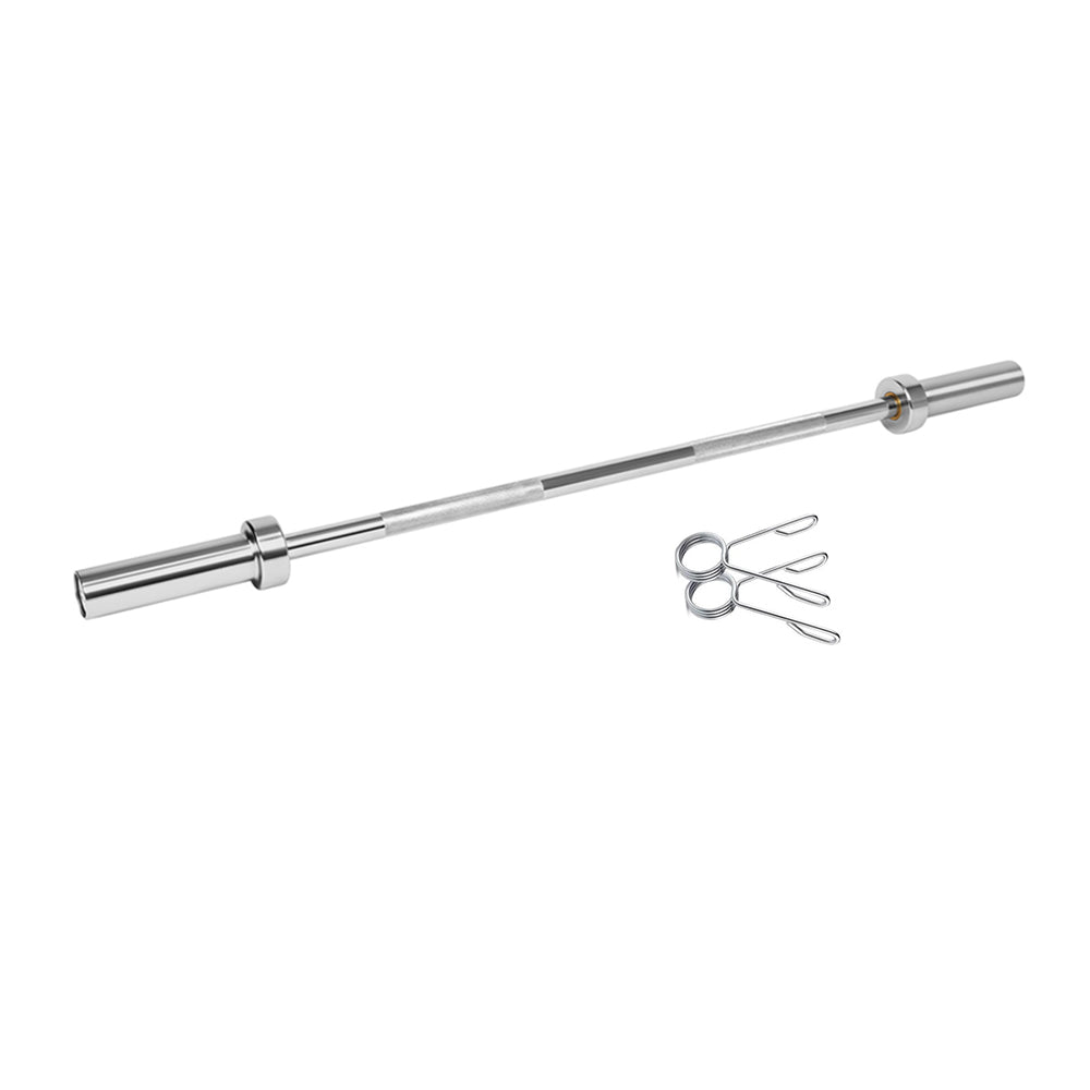 4ft. Olympic Straight Bar with Collars-7kg- 1441 Fitness